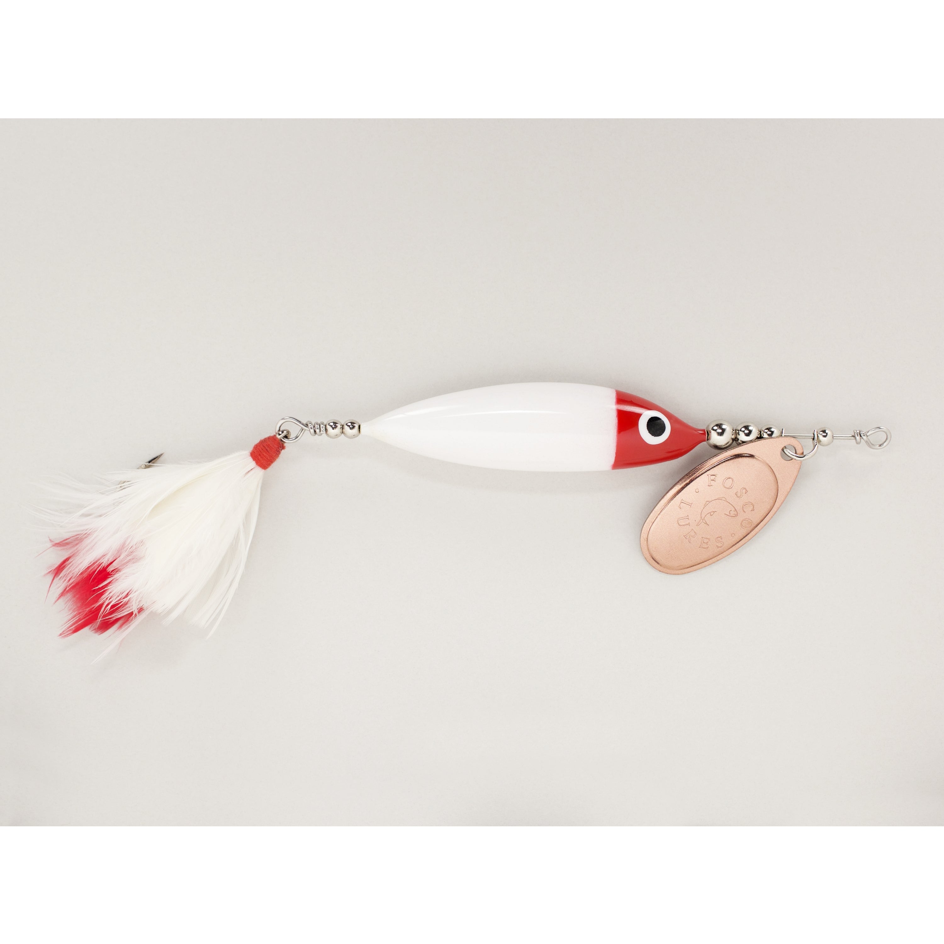 Fosco Handmade Minnow Spinner • Made in Canada • For Bass, Pike, Salmon ...
