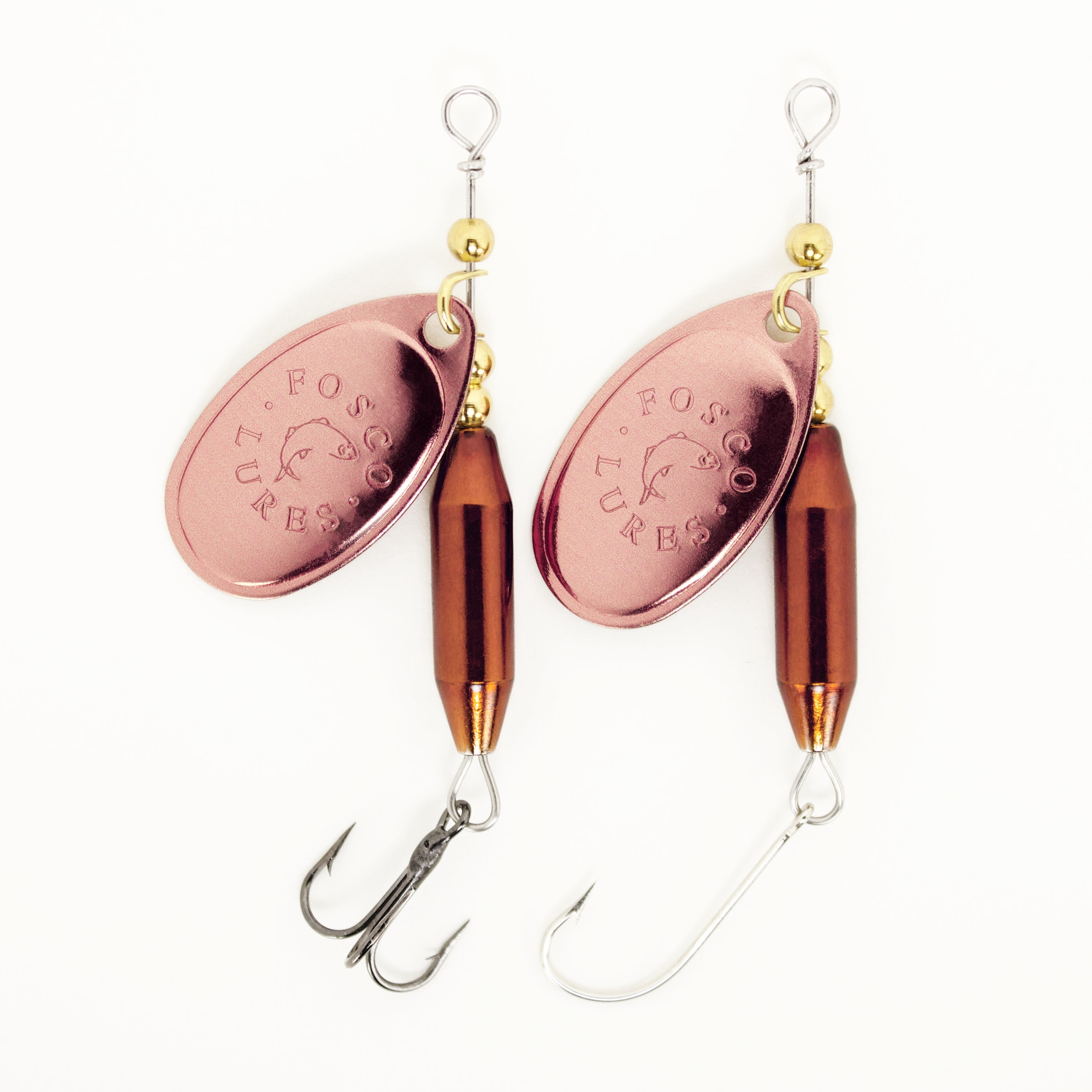 Fosco Handmade Fishing Lures • Copperhead Inline Spinner • Made By Hand ...