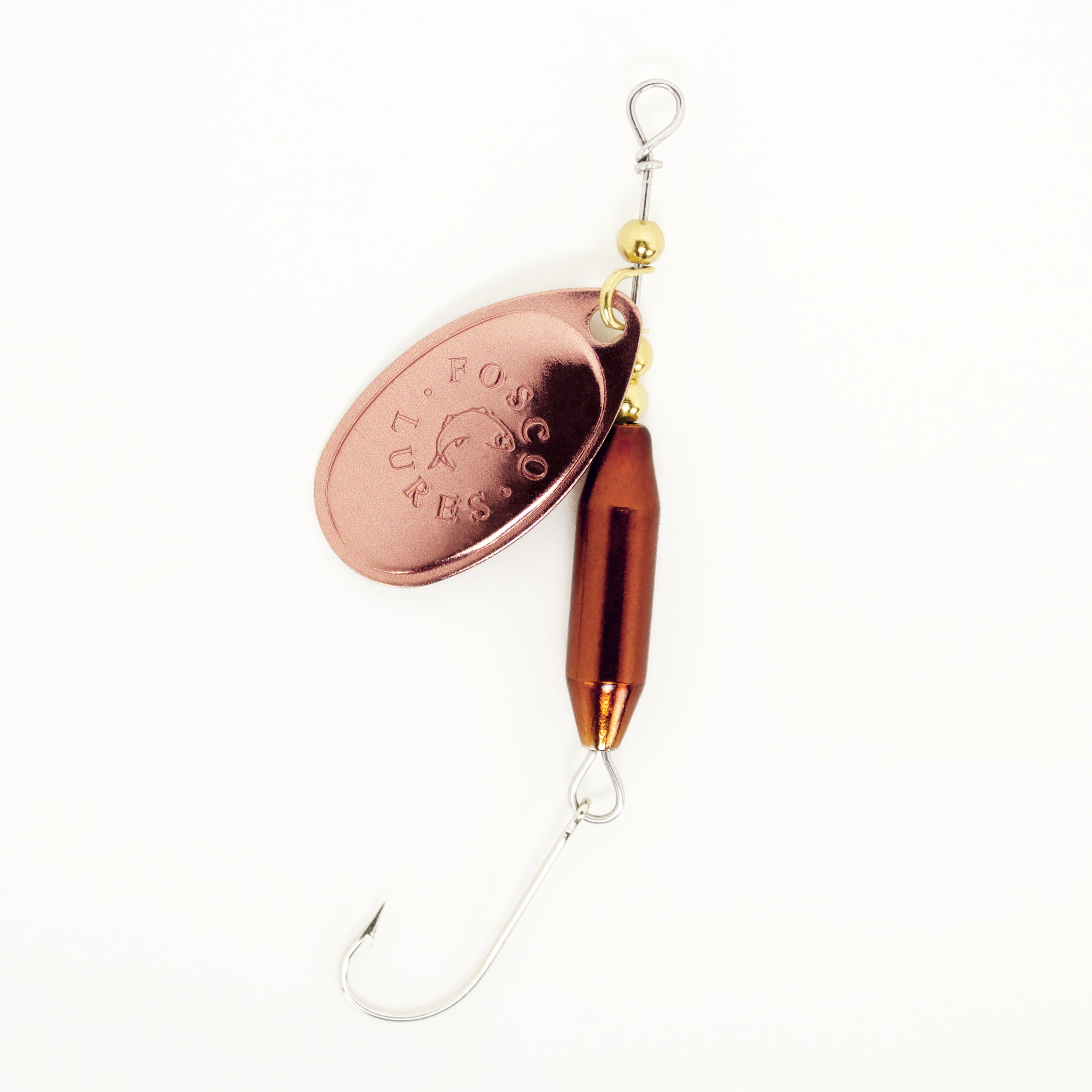 Fosco Handmade Fishing Lures • Copperhead Inline Spinner • Made By Hand ...
